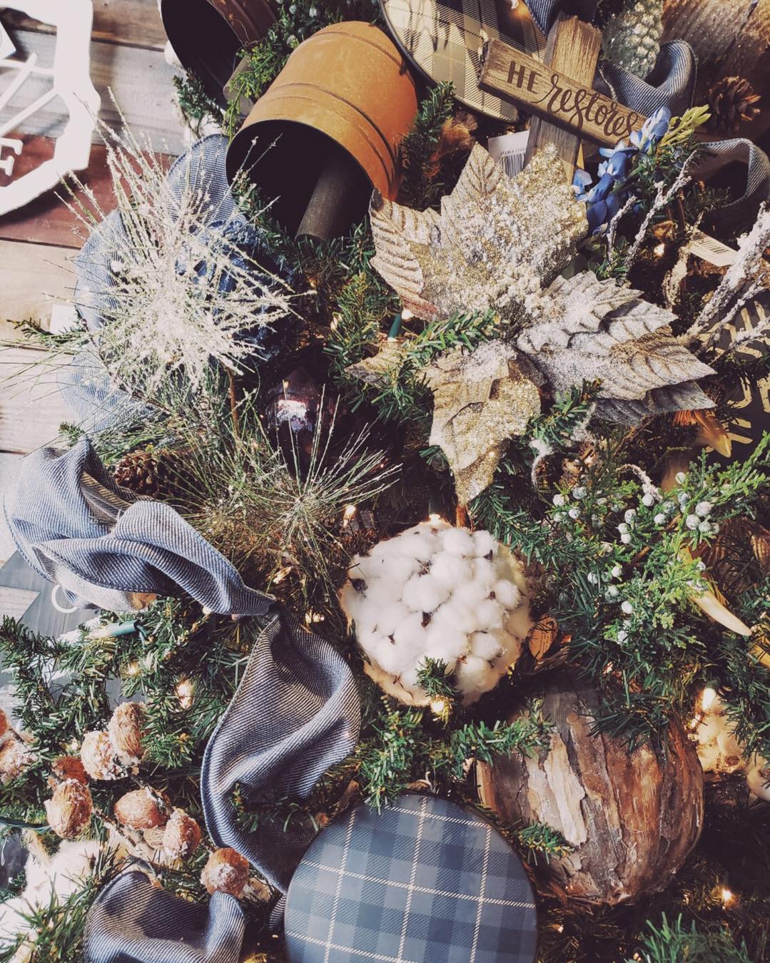 2018 Denim & Ice Tree - The Christmas Shoppe